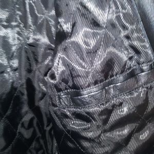 Nikon | Jackets & Coats | Black Leather Coat | Poshmark